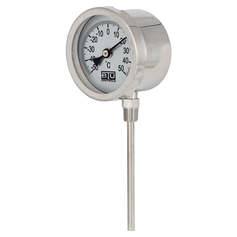 Termómetro bimetálico, vaina inferior - vetocl